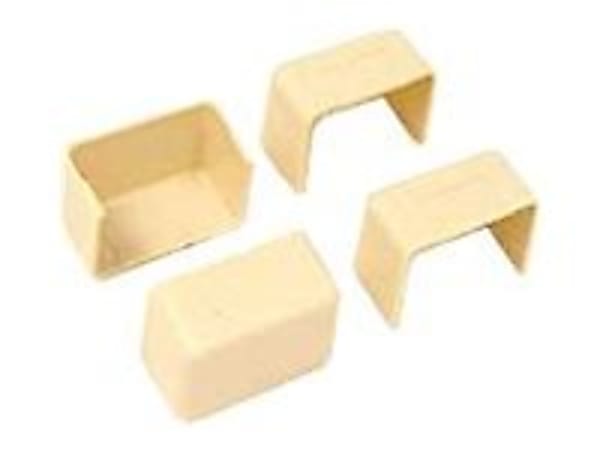 Belkin End Cap Cable raceway end cap ivory pack of 4 - Office Depot