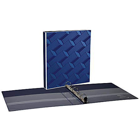 Avery Dual Effect Heavy Duty 3 Ring Binder 1 Slant Rings Navy Blue ...