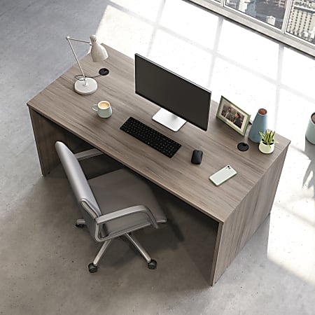 Sauder Affirm 59 W Computer Desk Shell Hudson Elm - Office Depot