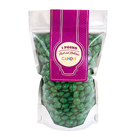 Milkies Milk Chocolate Candy 1 Lb Bag Kelly Green - Office Depot