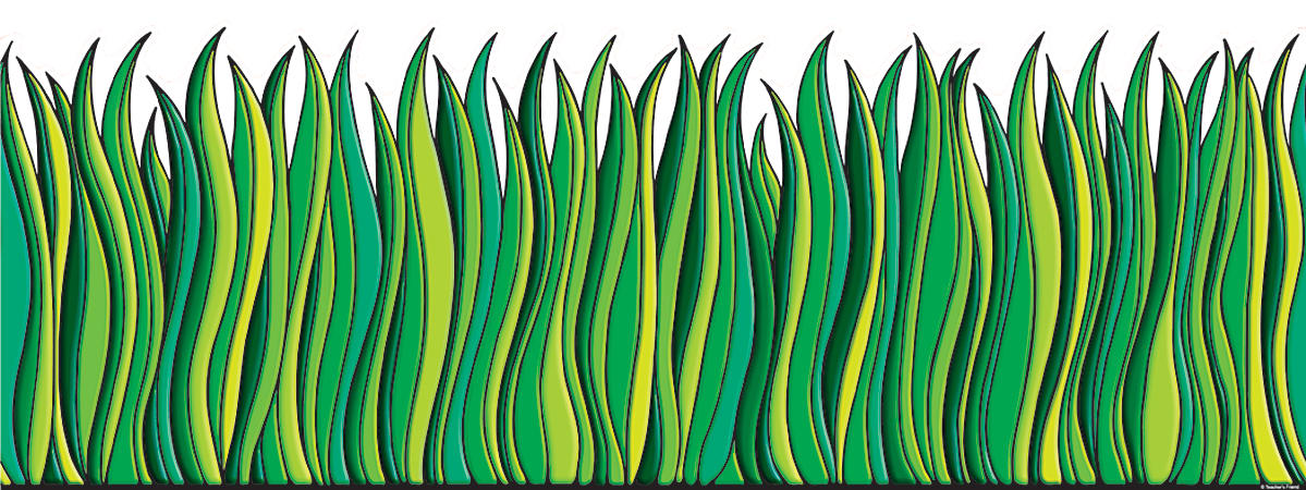 Scholastic Bulletin Board Accents Grass 9 x 24 - Office Depot
