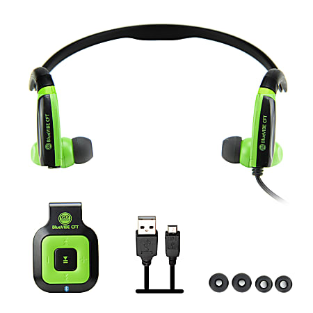 GOgroove BlueVIBE CFT Bluetooth Wireless Behind The Head Headphones ...