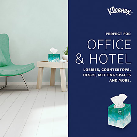 Kleenex Boutique 2 Ply Facial Tissue White 95 Sheets Per Box Carton Of ...