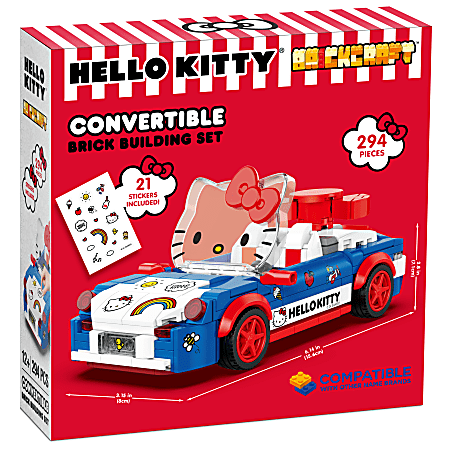 Brickcraft Hello Kitty Convertible Brick Build Multicolor Set Of 294 ...