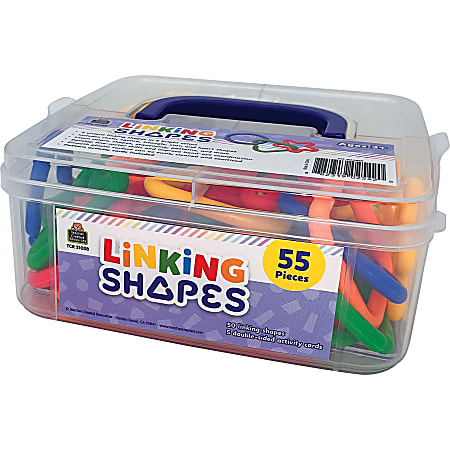 Teacher Created Resources Linking Shapes Multicolor - Office Depot