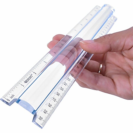 Acme Magnifying Ruler Clear 12 - Office Depot