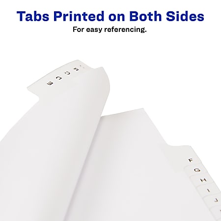 Avery Allstate Style Collated Legal Exhibit Dividers 8 12 x 11 White ...