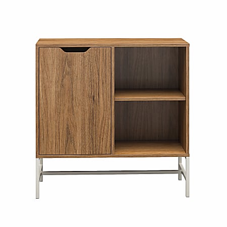 Ameriwood Home Modine 30 H Bookcase Walnut - Office Depot