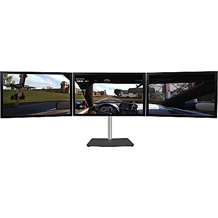 SIIG Premium Aluminum Freestanding Triple Monitor desk stand 13 to 27 ...