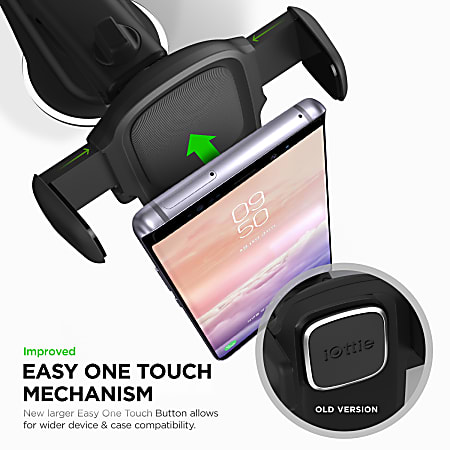 iOttie Easy One Touch 5 Dashboard Windshield Mount Black HLCRIO171 ...