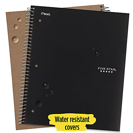 Five Star Wire Bound Notebook 8 12 x 11 5 Subject College Ruled 200 ...