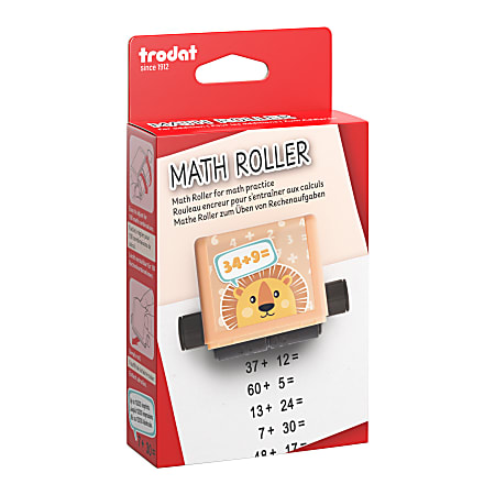 Trodat Addition Math Roller Total Qty 1 - Office Depot