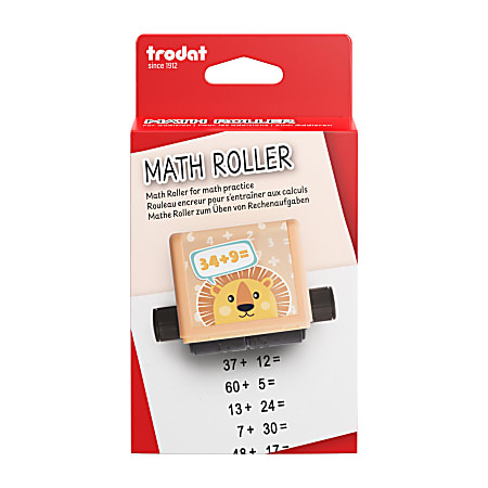 Trodat Addition Math Roller Total Qty 1 - Office Depot