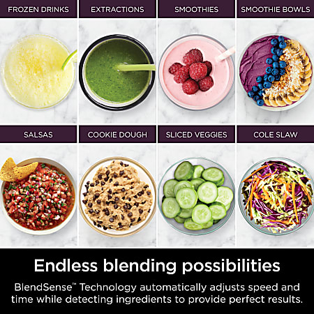 Ninja Detect Kitchen System Power Blender Processor Pro With BlendSense ...