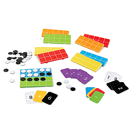 Learning Resources Rainbow Ten Frame Set Multicolor - Office Depot