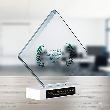Custom Engraved Black Metal Trophy Award And ID Plates 1 x 3 12 ...