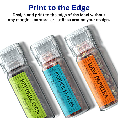 Avery Waterproof Permanent Labels With Sure Feed 94224 WMF50 Rectangle ...