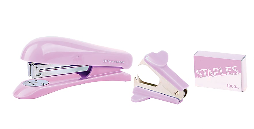 Office Depot Brand Stapler Set Assorted Colors - Office Depot