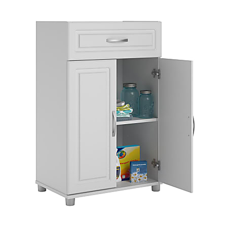 Ameriwood Home SystemBuild Kendall Storage Cabinet Base 1 Drawer 3 ...