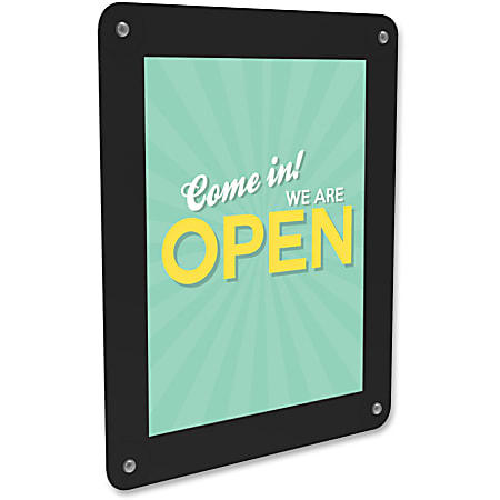 deflecto Double sided Window Display Sign Come in were open ...