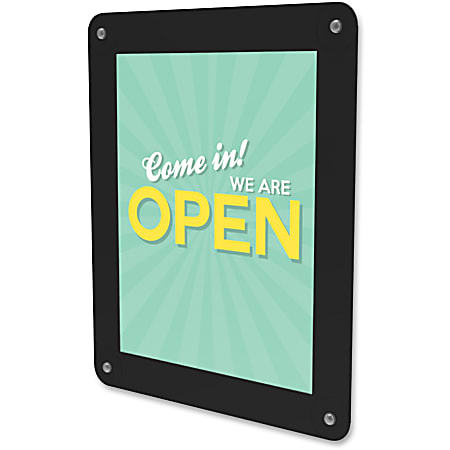 deflecto Double sided Window Display Sign Come in were open ...