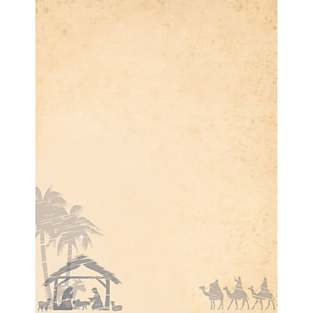 Great Papers Holiday Themed Letterhead Paper Stationery 8 12 x 11 Holy ...