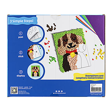 Little Yellow Bicycle Dog Pom Art Kit - Office Depot