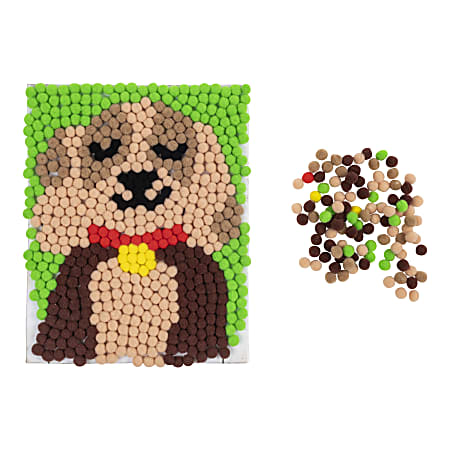 Little Yellow Bicycle Dog Pom Art Kit - Office Depot