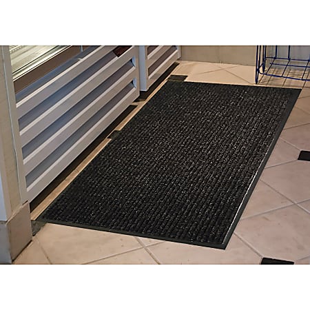 Genuine Joe Golden Series Walk Off Mat 3 x 5 Charcoal - Office Depot