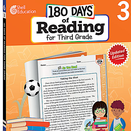 Shell Education 180 Days Of Reading 2nd Edition Grade 3 - Office Depot