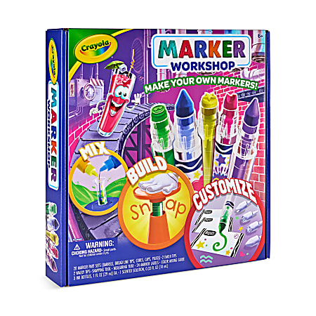 Crayola Marker Workshop 20 Markers - Office Depot