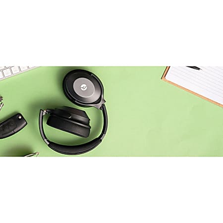 Raycon The Work Bluetooth Wireless Headphones Carbon Black - Office Depot