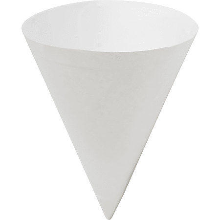 Konie Paper Cone Cups 7 Oz White Carton Of 5000 Cups - Office Depot