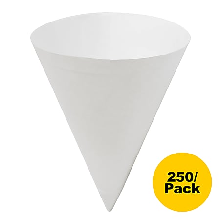 Konie Paper Cone Cups 7 Oz White Carton Of 5000 Cups - Office Depot