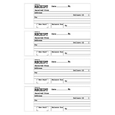 Sparco 2 Part Receipt Book - Office Depot