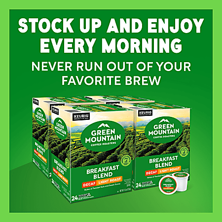 Green Mountain Coffee Roasters Single Serve Coffee K Cup Breakfast ...