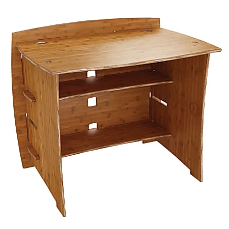 Carbonized bamboo desk store