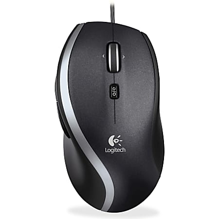 Logitech M500 Corded Laser Mouse With Hyperscroll black - Office Depot