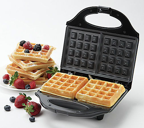 Betty Crocker Waffle Maker 4 H x 9 W x 9 D Black - Office Depot
