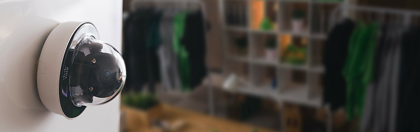 Cisco MV72 4 Megapixel HD Network Camera Dome 98.43 ft H.264 2688x 1520 ...