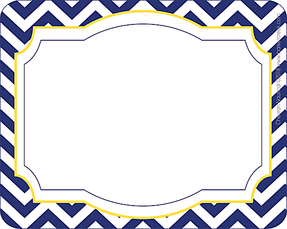 Barker Creek Self Adhesive Name Badge Labels 3 12 x 2 34 Chevron ...