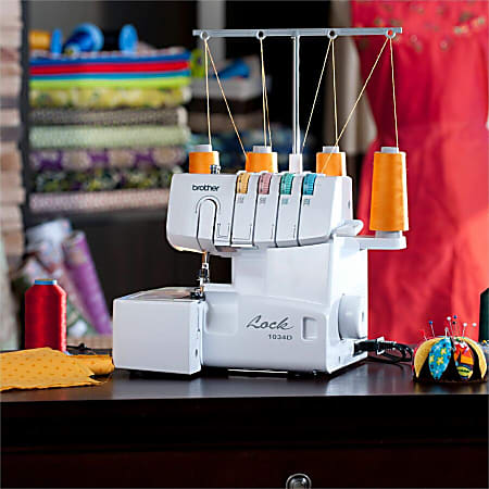 Brother 34 Thread Serger with Differential Feed 1300 Stitches per ...