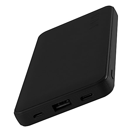 Ativa 10000mAh Battery Pack For USB Devices Black 46907 - Office Depot