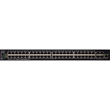 Cisco SX550X 52 52 Port 10GBase T Stackable Managed Switch 52 Ports ...