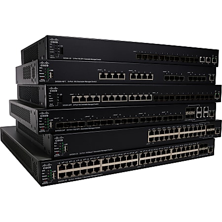 Cisco SX550X 52 52 Port 10GBase T Stackable Managed Switch 52 Ports ...