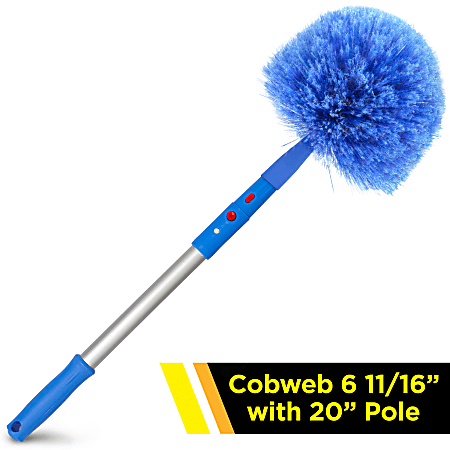 Gritt Commercial Cobweb Duster Brush With Pole 6 1116 Brush20 Pole ...