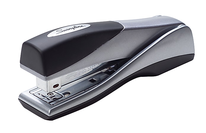 Swingline Optima Grip Full Strip Stapler Silver - Office Depot