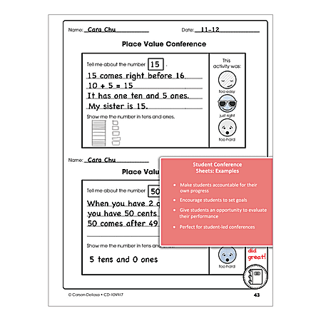 Carson Dellosa Classroom Data Tracking Resource Book Grade 1 - Office Depot