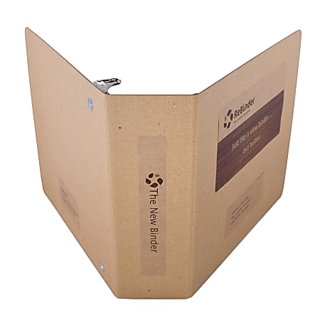 ReBinder Select Chipboard D Ring Binder 3 Rings 100percent Recycled ...