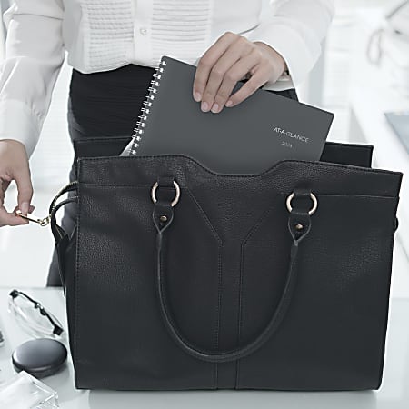 AT A GLANCE DayMinder 2026 Weekly Monthly Appointment Book Planner Gray ...